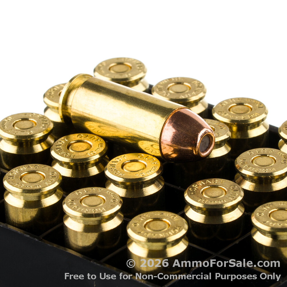 20 Rounds of Discount 200gr DGH 10mm Ammo For Sale by Hornady