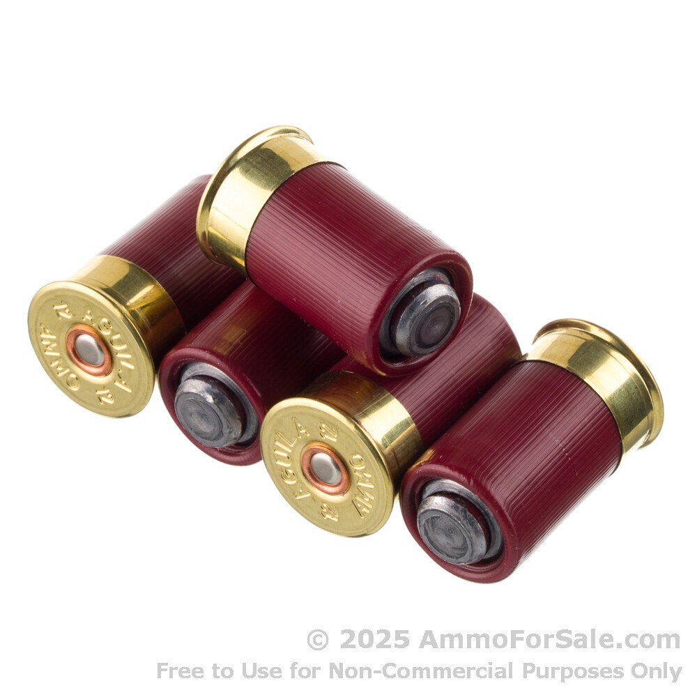 25 Rounds of 7/8oz Rifled Slug 12ga Ammo Aguila Minishell