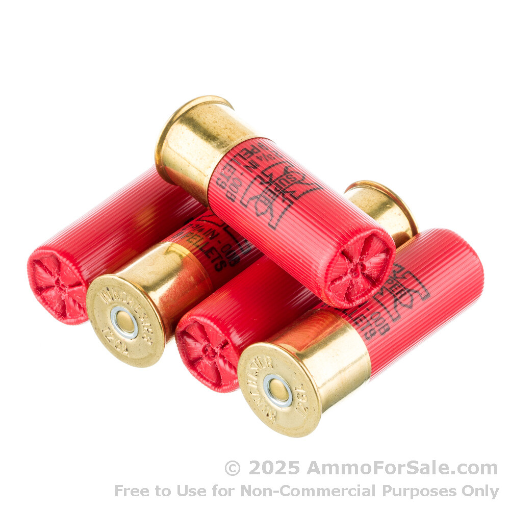 250 Rounds of 00 Buck 12ga Ammo by Winchester USA VALOR