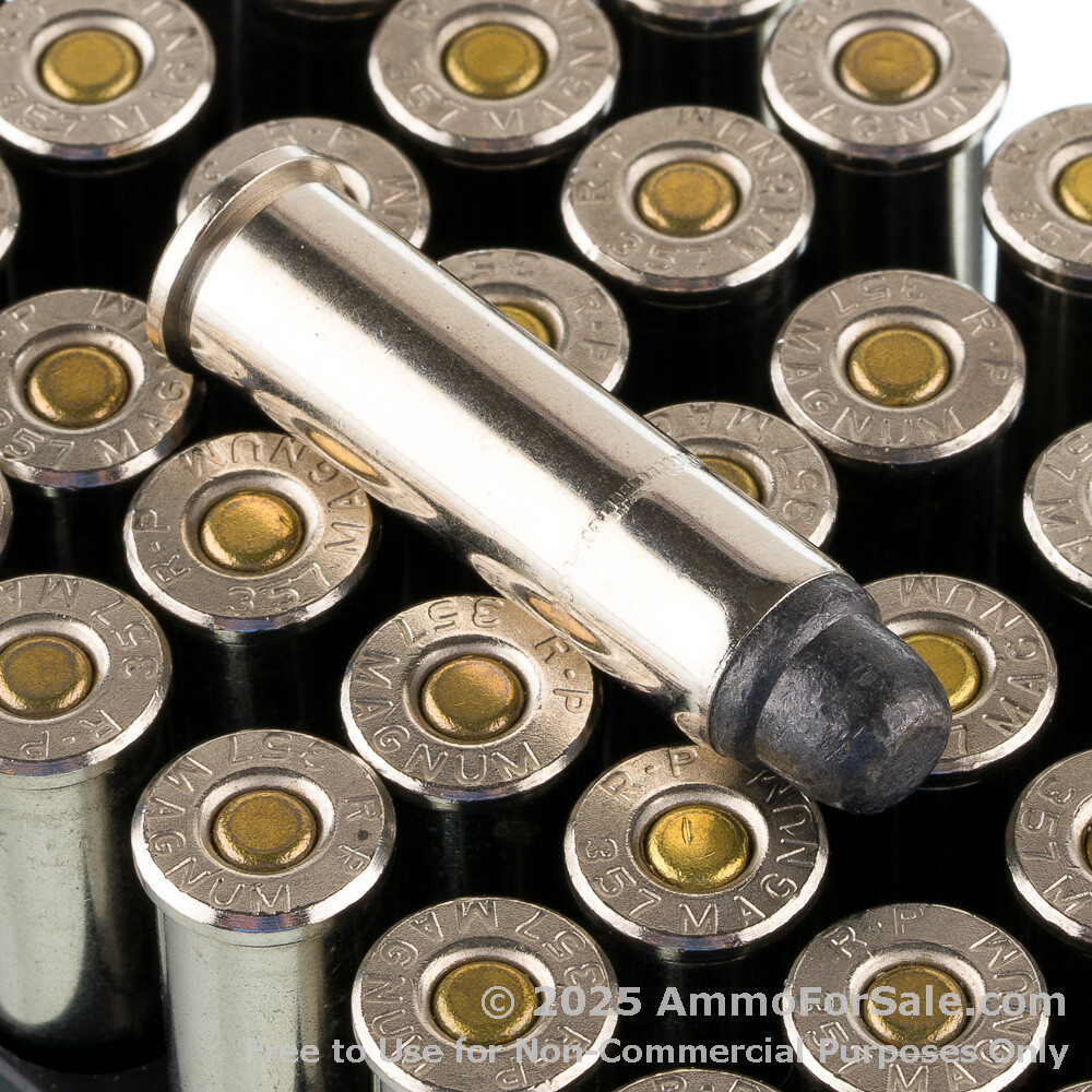 50 Rounds of Discount 158gr LSWC .357 Mag Ammo For Sale by Remington