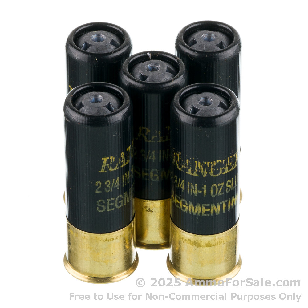 5 Rounds of Discount 1 ounce segmented rifled slug 12ga Ammo For Sale ...