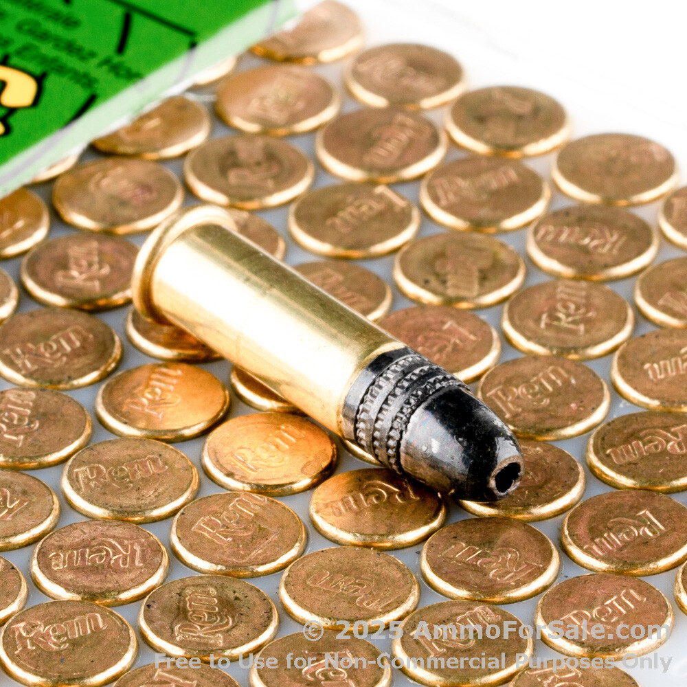 50 Rounds of Discount 38gr LHP .22 LR Ammo For Sale by Remington