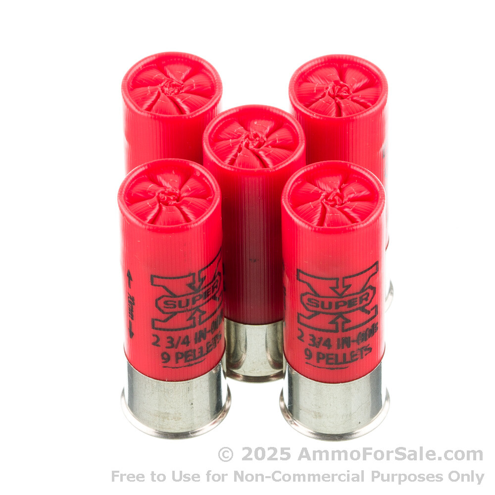 250 Rounds of 00 Buck 12ga Ammo by Winchester Super-X