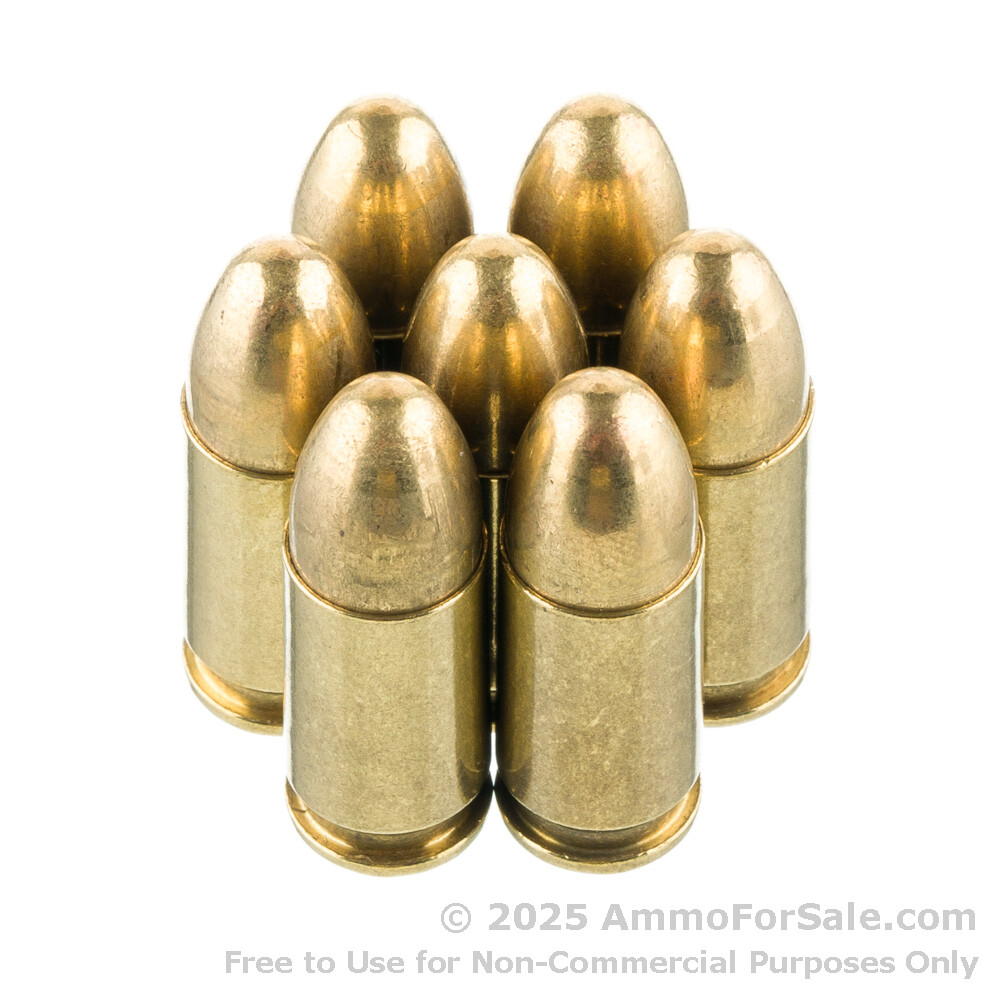 50 Rounds of Discount 124gr FMJ 9mm Ammo For Sale by Wolf
