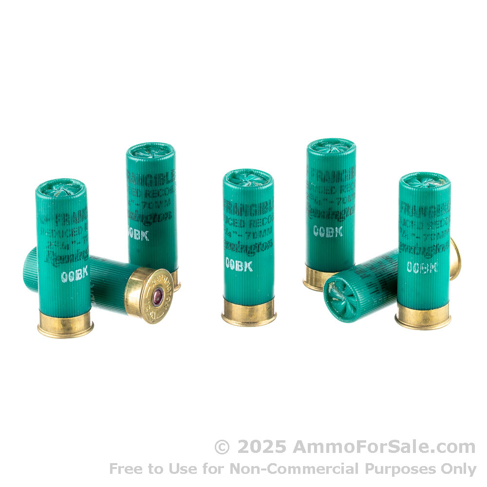 25 Rounds of Discount frangible 00 buckshot 12ga Ammo For Sale by Remington