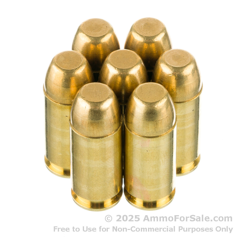 50 Rounds of Discount 180gr FMJ .40 S&W Ammo For Sale by Armscor