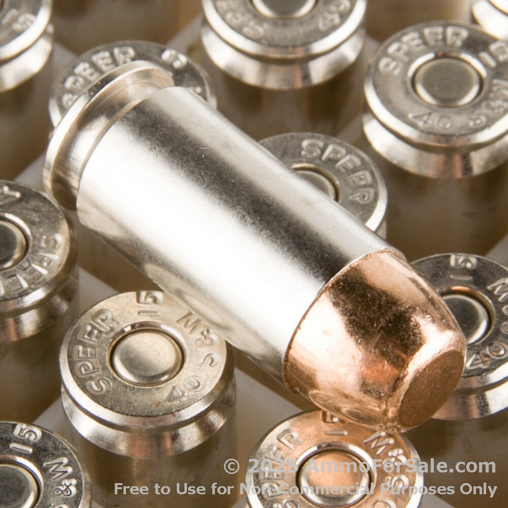 50 Rounds of Discount 180gr FMJ .40 S&W Ammo For Sale by Independence