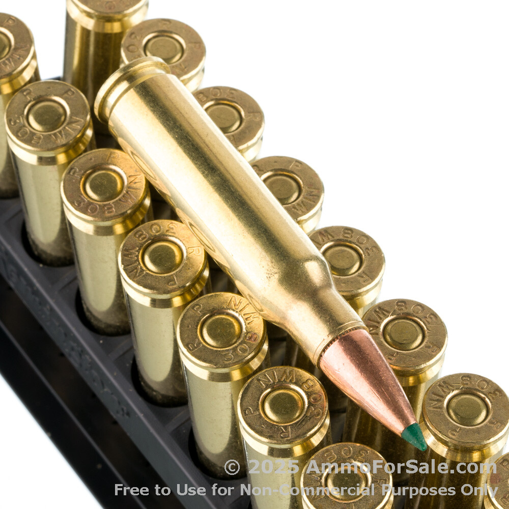 20 Rounds of Discount 150gr Polymer Tipped .308 Win Ammo For Sale by ...