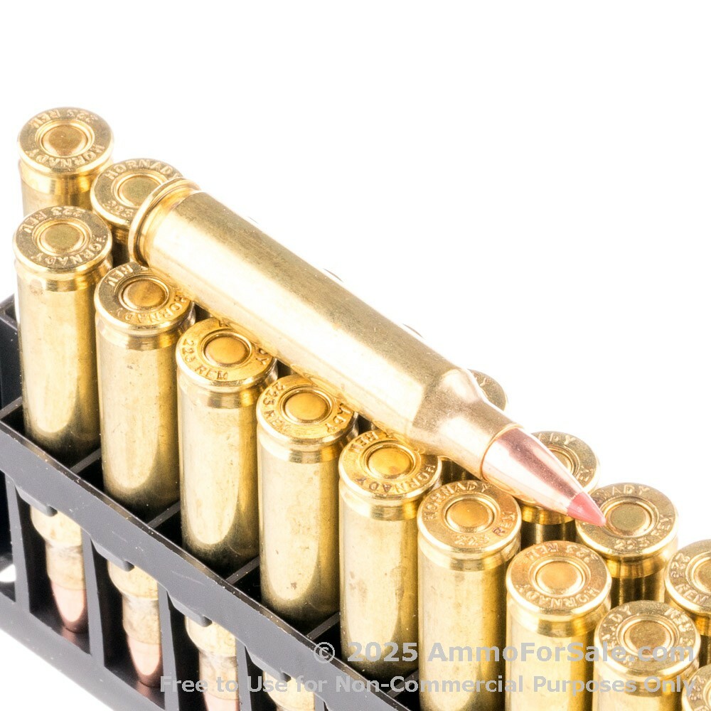 20 Rounds of Discount 35gr Polymer Tipped .223 Ammo For Sale by Hornady