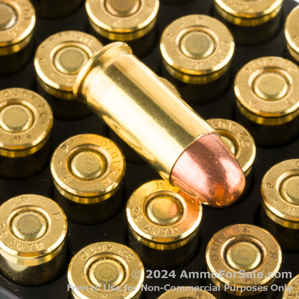 500 Rounds of Discount 71gr FMJ .32 ACP Ammo For Sale by Remington