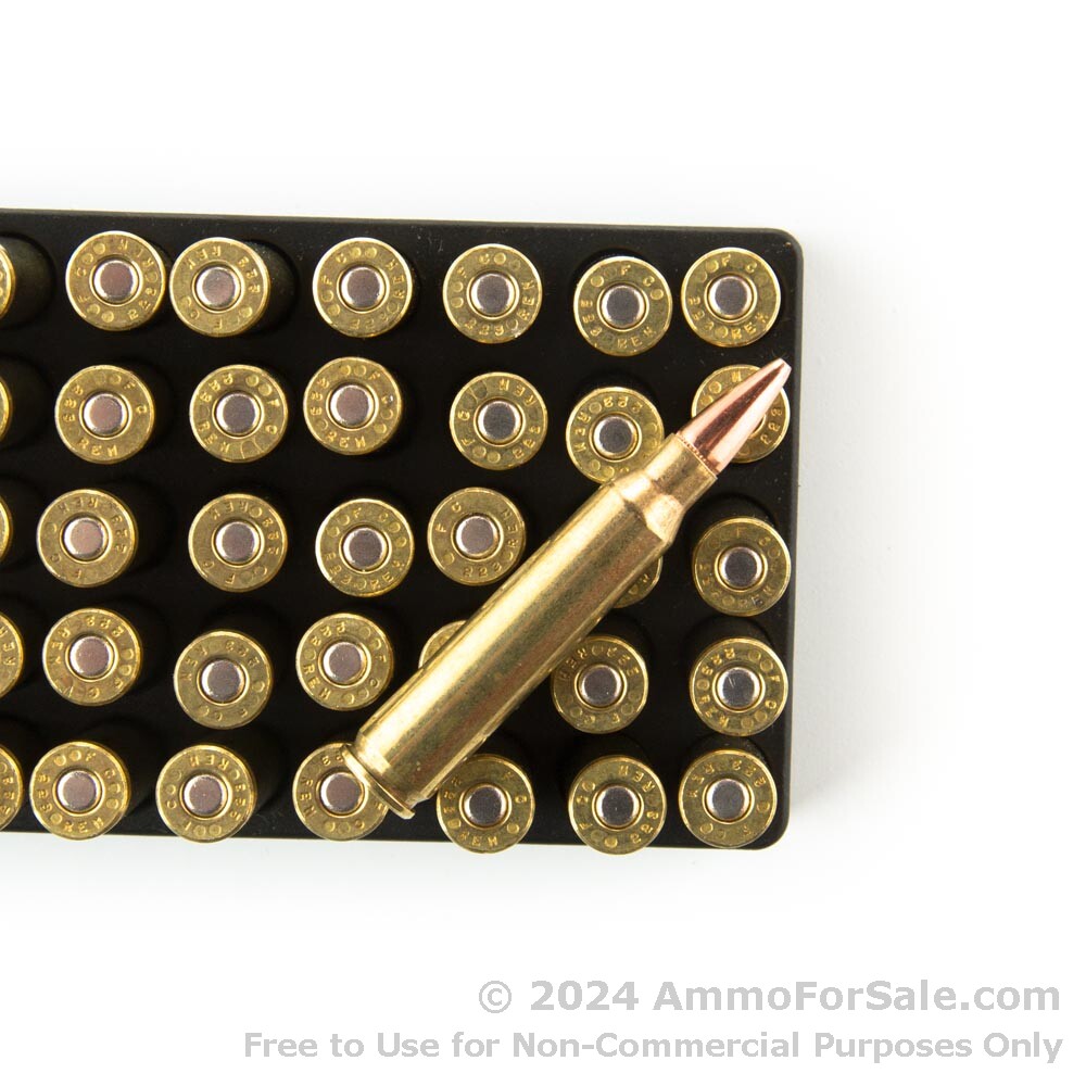 1000 Rounds of Discount 75gr Heavy Match HP .223 Rem Ammo For Sale by ...