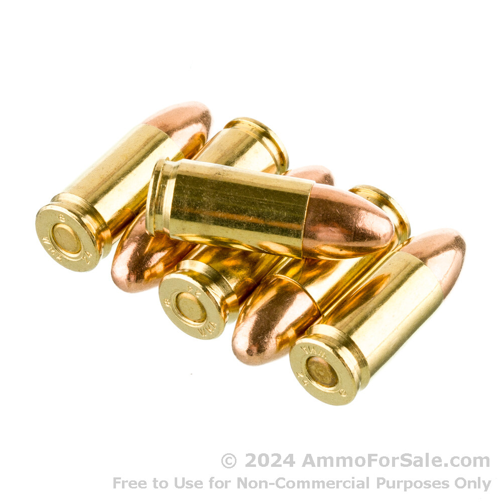 1000 Rounds of Discount 124gr FMJ 9mm NATO Ammo For Sale by Winchester