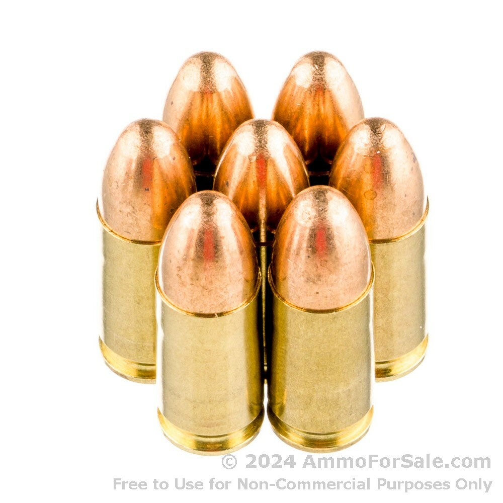 500 Rounds of Discount 115gr FMJ 9mm Ammo For Sale by Federal