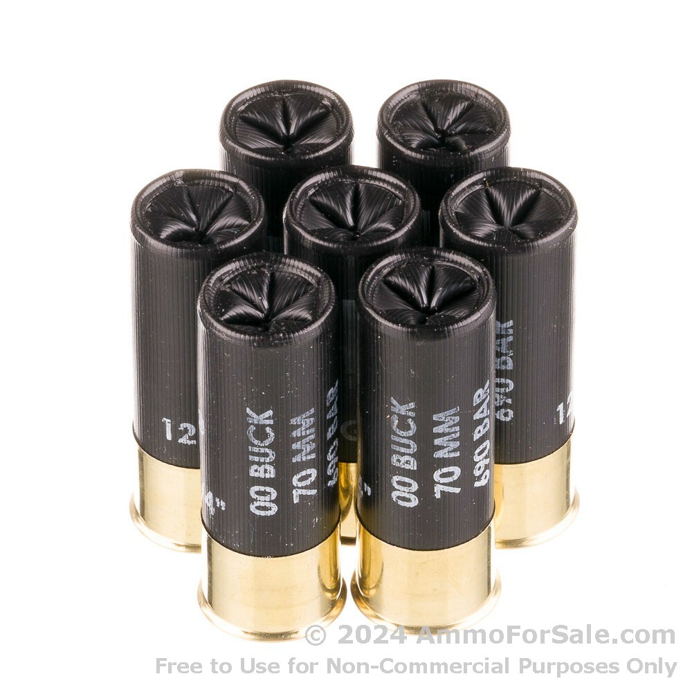 100 Rounds of Discount Hornady 12ga 00 Buck Ammo For Sale