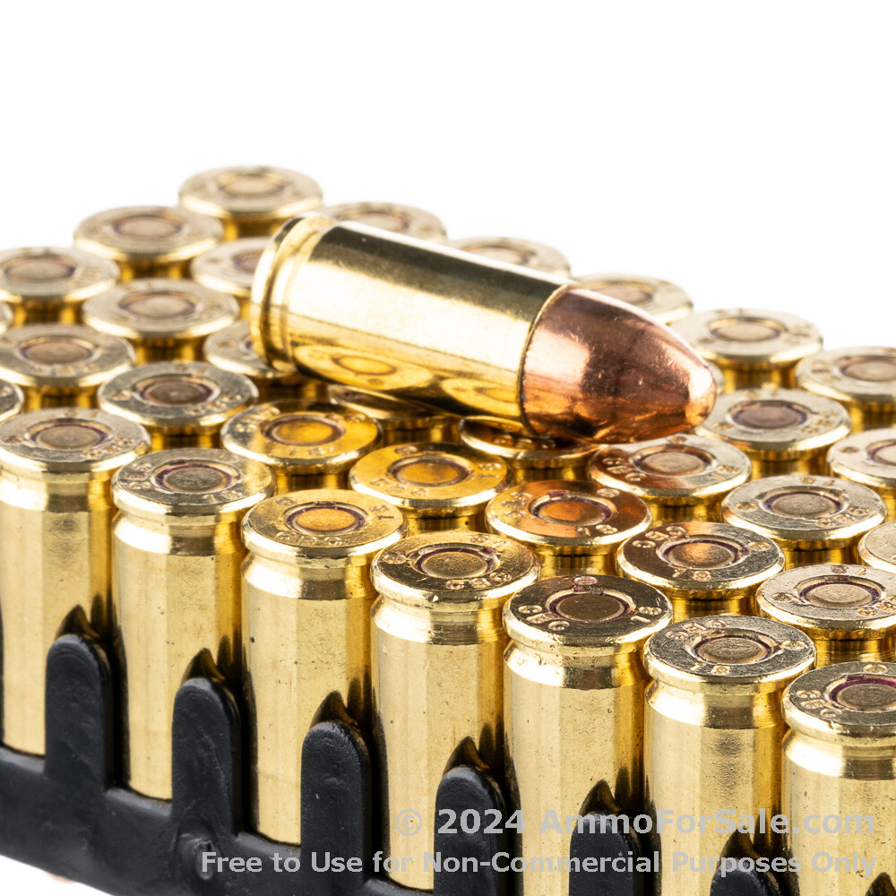 1000 Rounds of Discount 124gr FMJ 9mm NATO Ammo For Sale by Magtech
