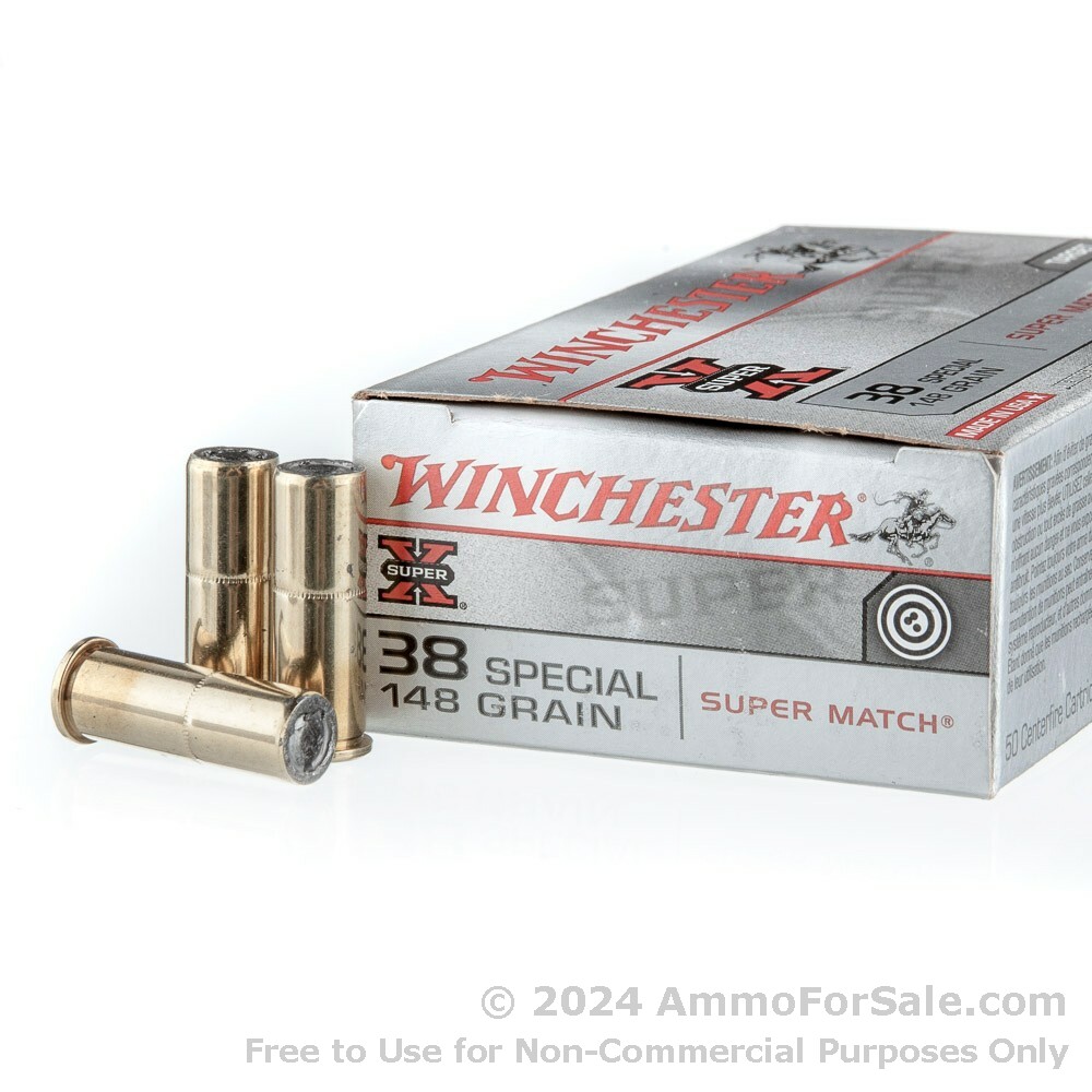 Winchester 148gr Wadcutter .38 Spl Ammo For Sale - 500 Rds